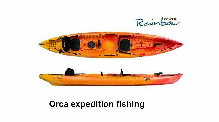 Rainbow Orca Expedition Fishing Canoa Sit On Top 2/3 Posti 420 Cm – Big ...