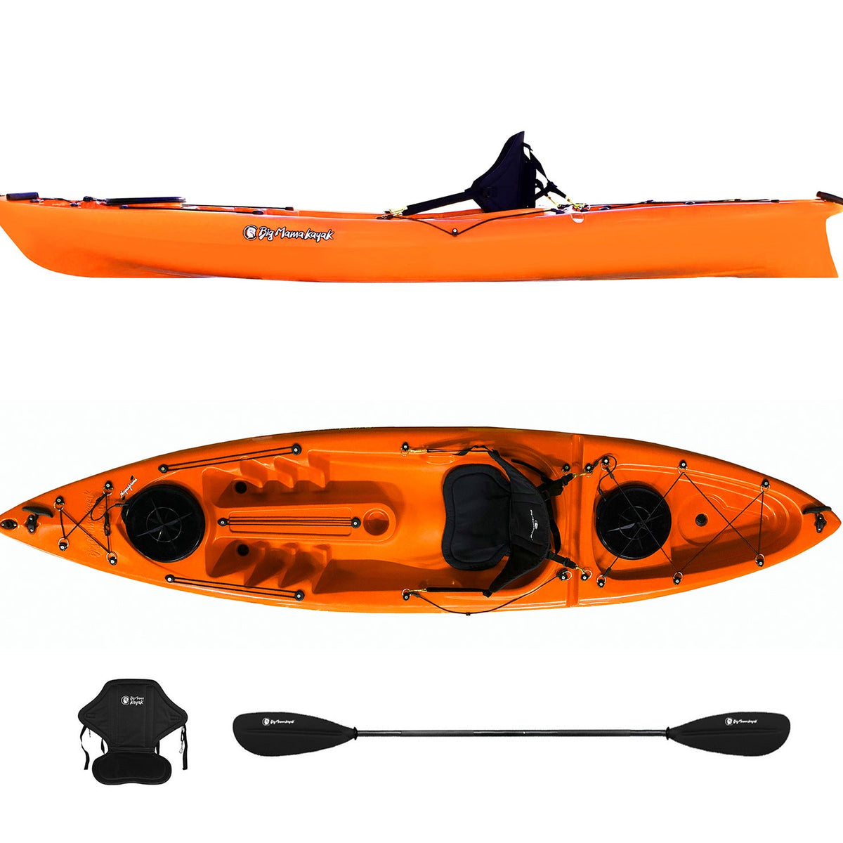 Kayak posto singolo acquaprima Big Mama Kayak - canoa da 310 cm + 2 ga