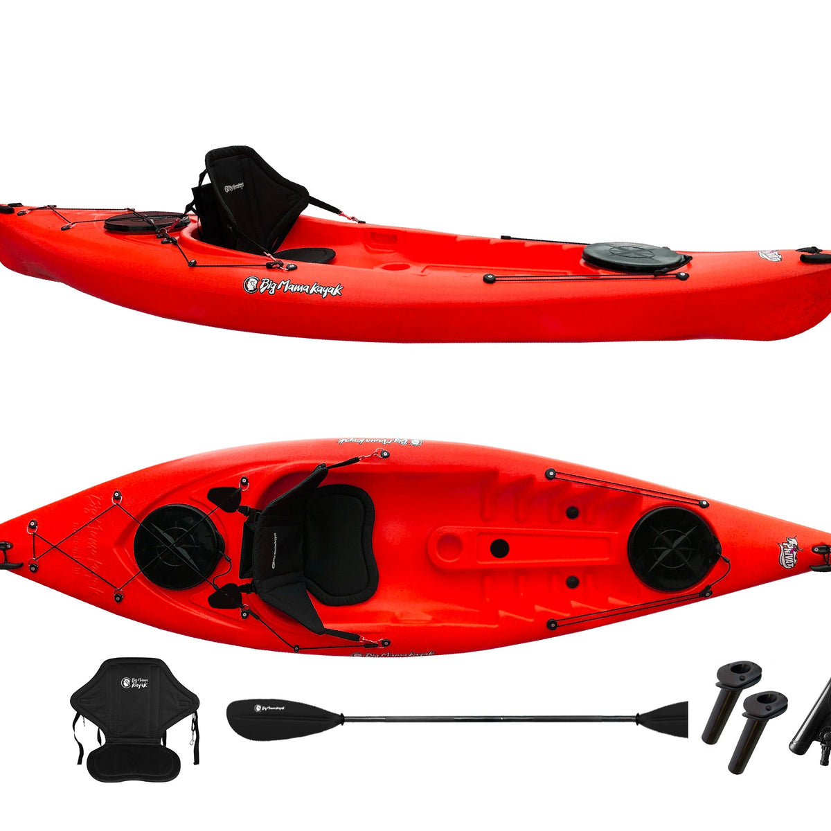 Canoa 1 posto Privat 2.0 Fishing Big Mama Kayak monoposto da pesca 295